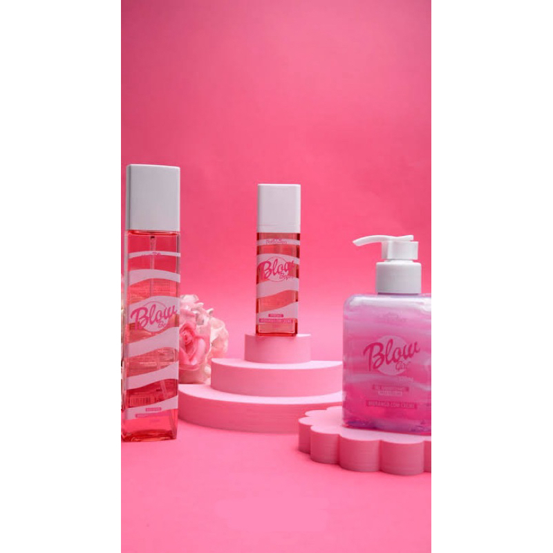 Kit blow girl Creme hidratante 320ml body splash 180ml e perfume 30ml morango com creme ...