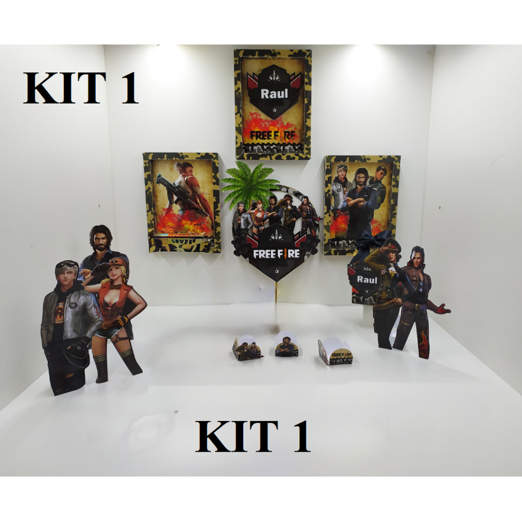 KIT FESTA , SÓ UM BOLINHO - TEMA FREE FIRE– temos outros temas | Shopee ...