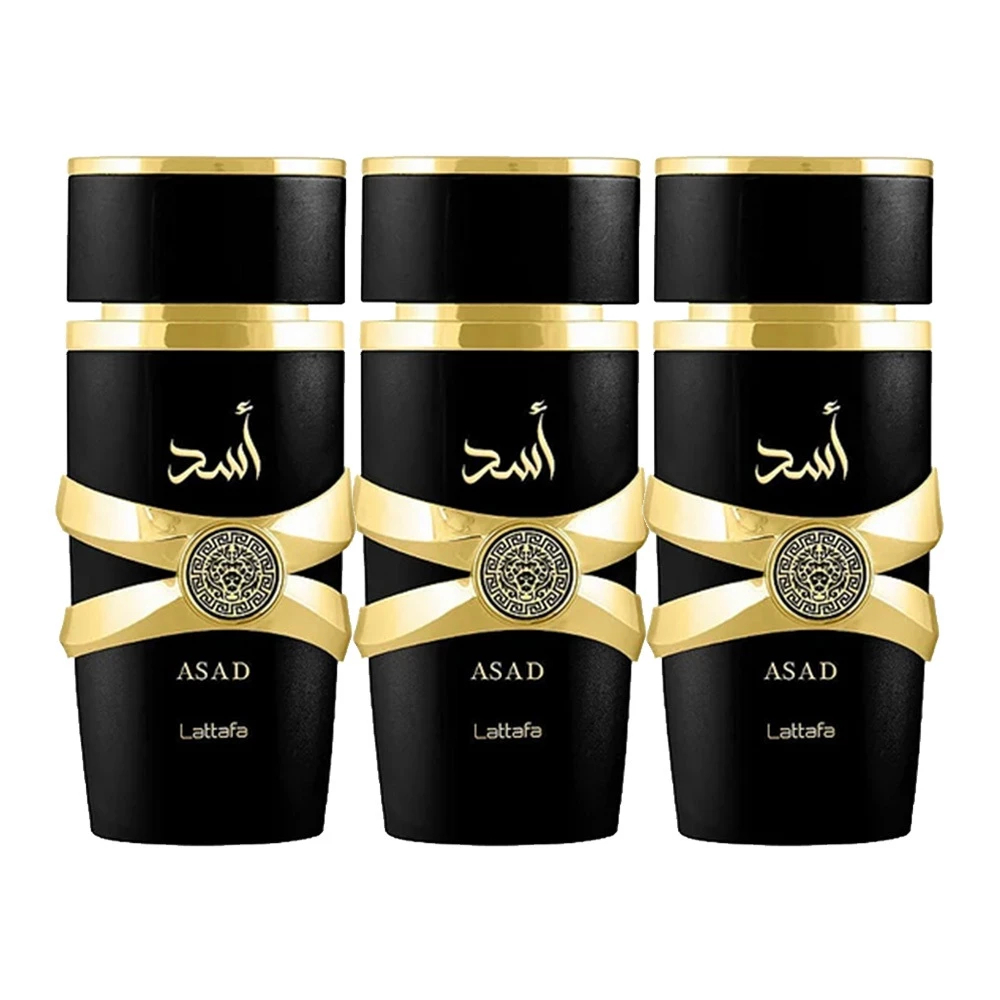 KIT 3 ASAAD PERFUME ÁRABE MASCULINO FRAGRÂNCIA IMPORTADA PREMIUM | Shopee Brasil