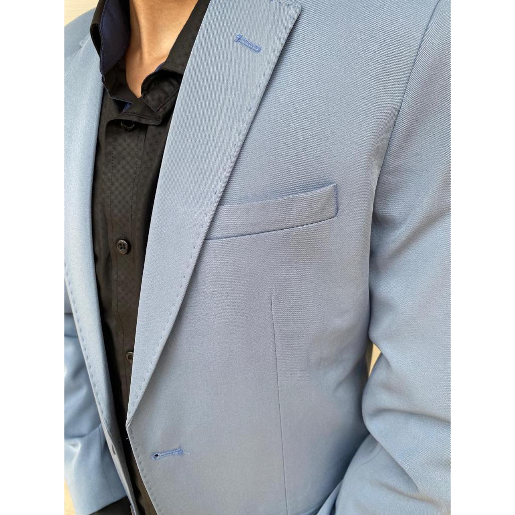 Terno Masculino - TWO WEY - Azul Jeans 2025 forro detalhado | Shopee Brasil