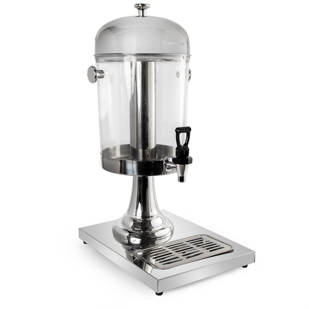 Suqueira Refresqueira Dispenser Acrílico e Aço Inox 7,2 L Gourmet Mix ...
