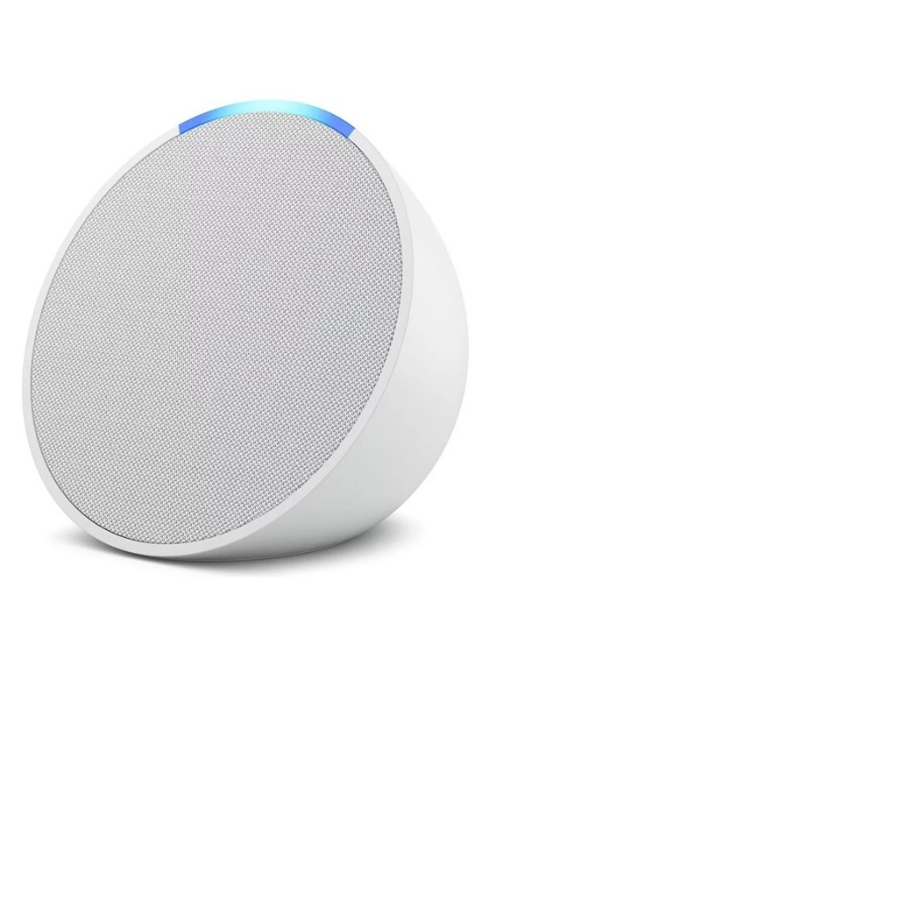 Echo Pop Smart speaker Amazon compacto com som envolvente e Alexa Cor Branca | Shopee Brasil