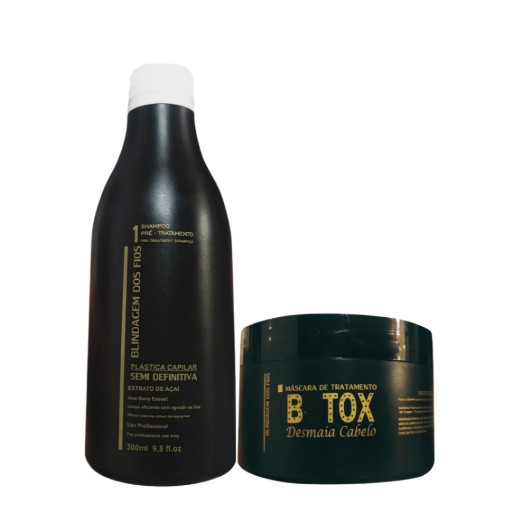 Kit Semi Definitiva Passo 1 + B-TOX Semi Definitiva 2x300ml | Shopee Brasil