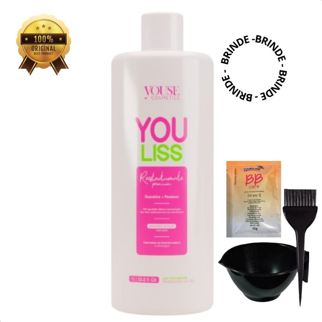 Escova Progressiva Alisamento Capilar Profissional Sem Formol Youse You ...