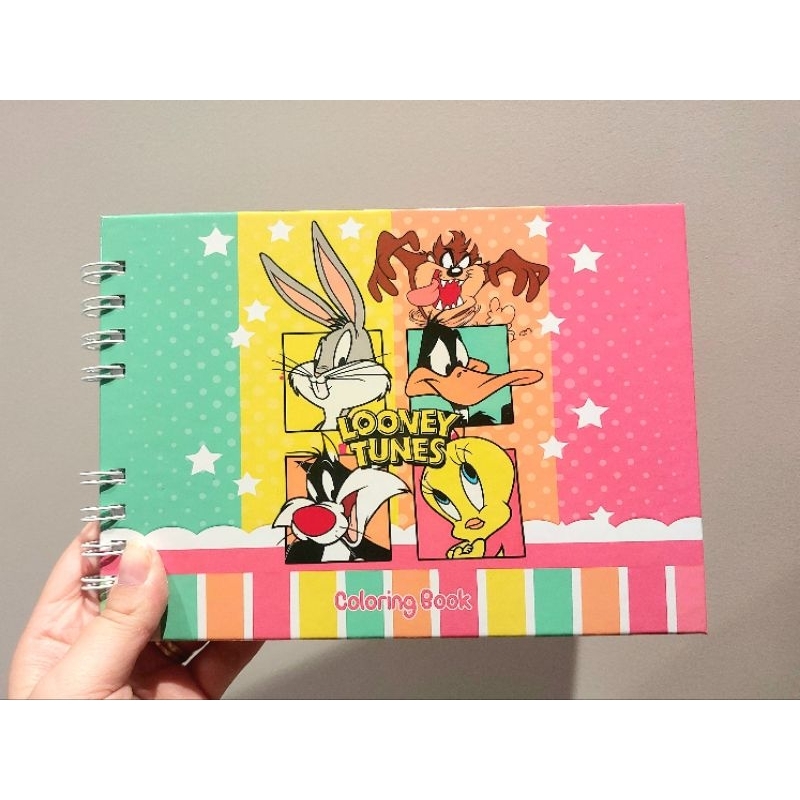 Livro De Colorir Looney Tunes A5 Folhas 180g Tik Tok Coloring Book ...
