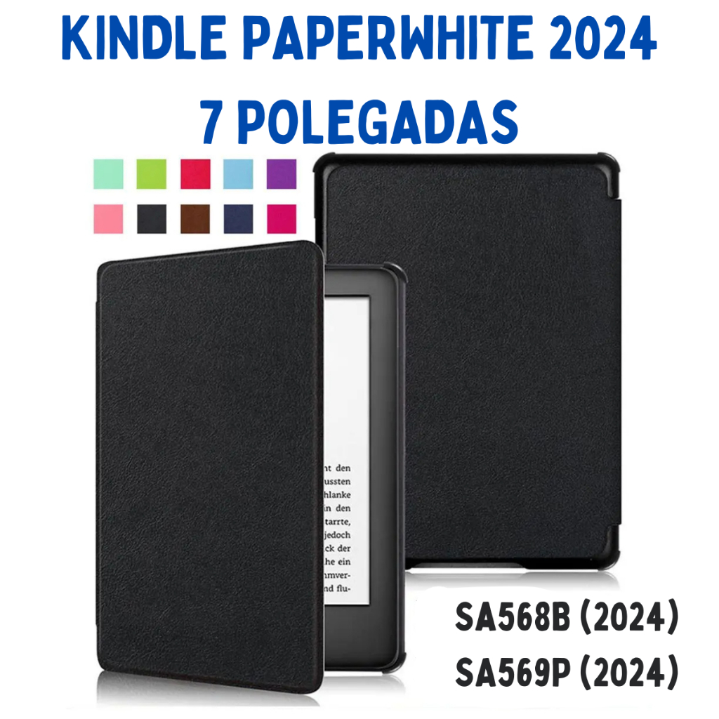 Capa Capinha Para Kindle Paperwhite 12ª Geração (2024) Tela 7 Polegadas ...