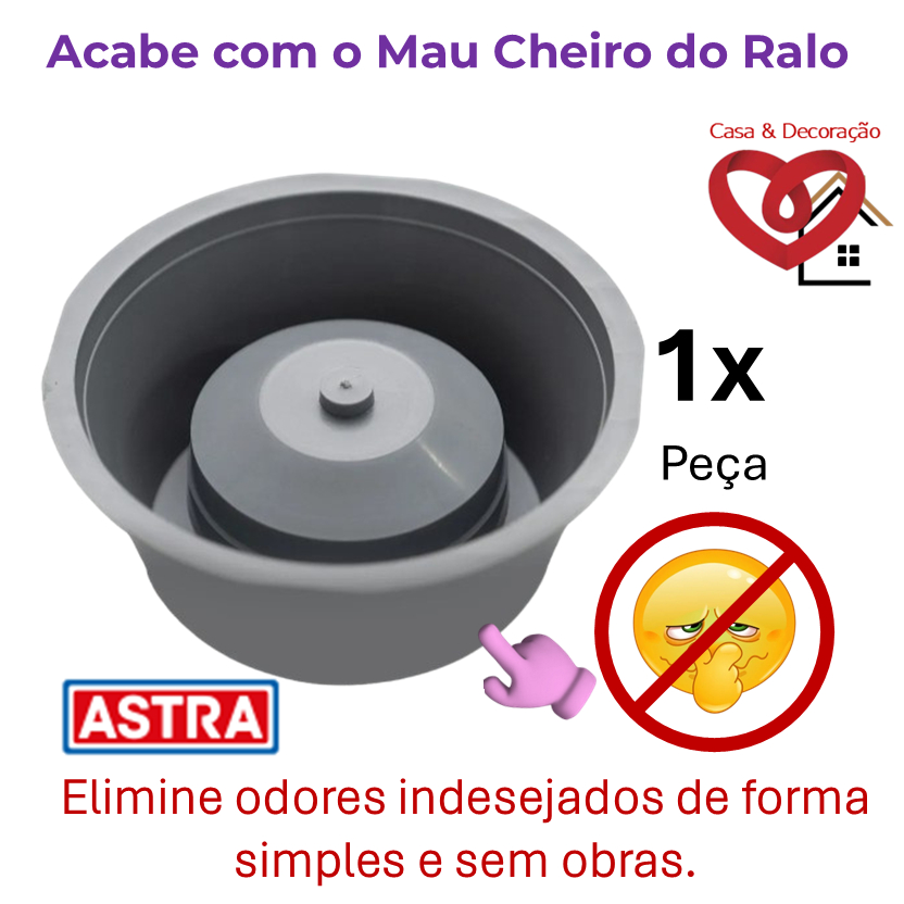 Elimine o mau cheiro dos ralos de 10cm da sua casa com nosso adaptador ...