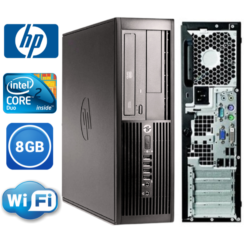 Computador HP E7500 Com 8gb de ram 320gb HD Rápido Wifi Torre Cpu ...