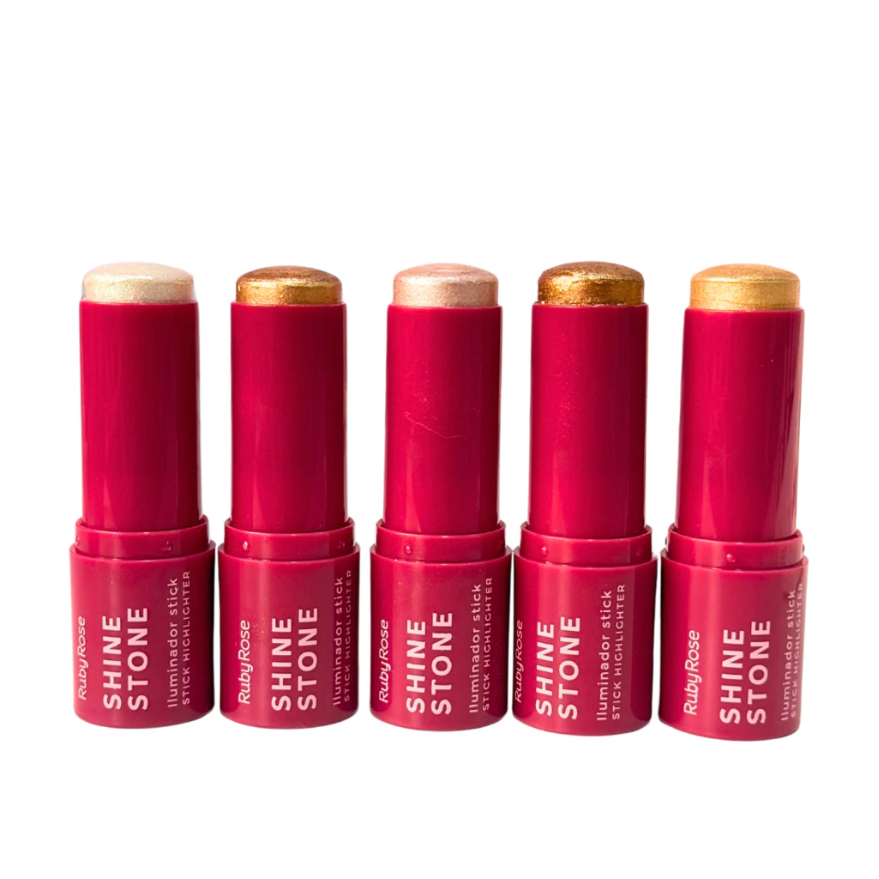 Ruby Rose - Iluminador Facial Stick Shine Stone em Bastão | Shopee Brasil