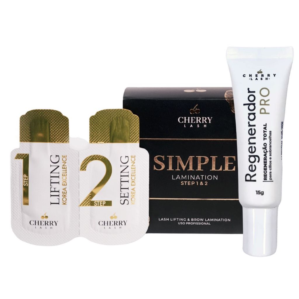 Lash Lifiting E Brow Lamination + Regenerador Cherry Lash | Shopee Brasil