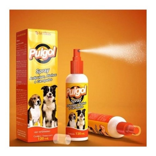 Spray Antipulgas Carrapatos E Piolhos - Pulgol 120ML | Shopee Brasil