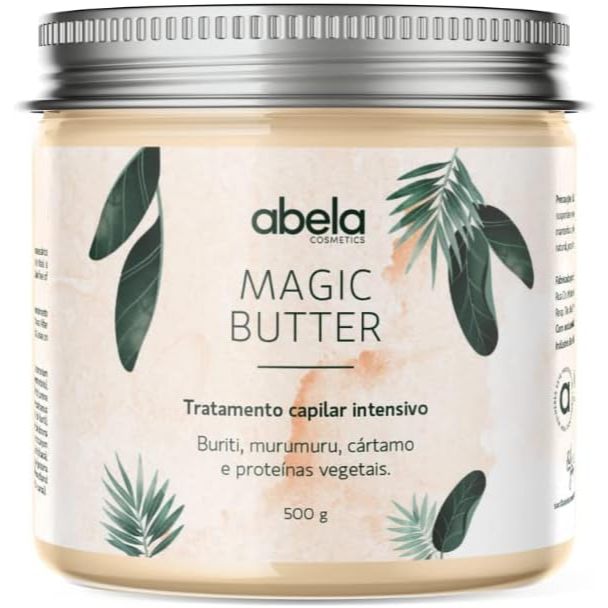 Máscara Intensiva Magic Butter 500g Abela – Combate Ressecamento e Pontas Duplas | Shopee Brasil