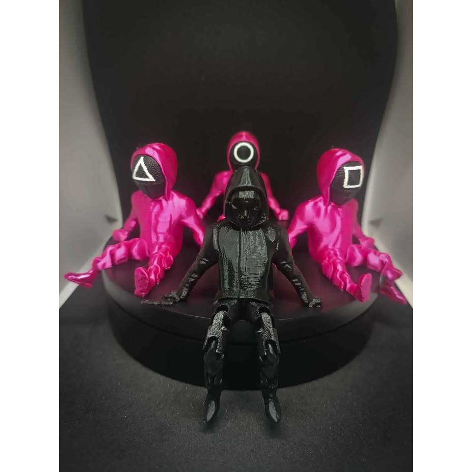 KIT Round 6 SQUID GAME Frontman Pink Soldiers | Shopee Brasil