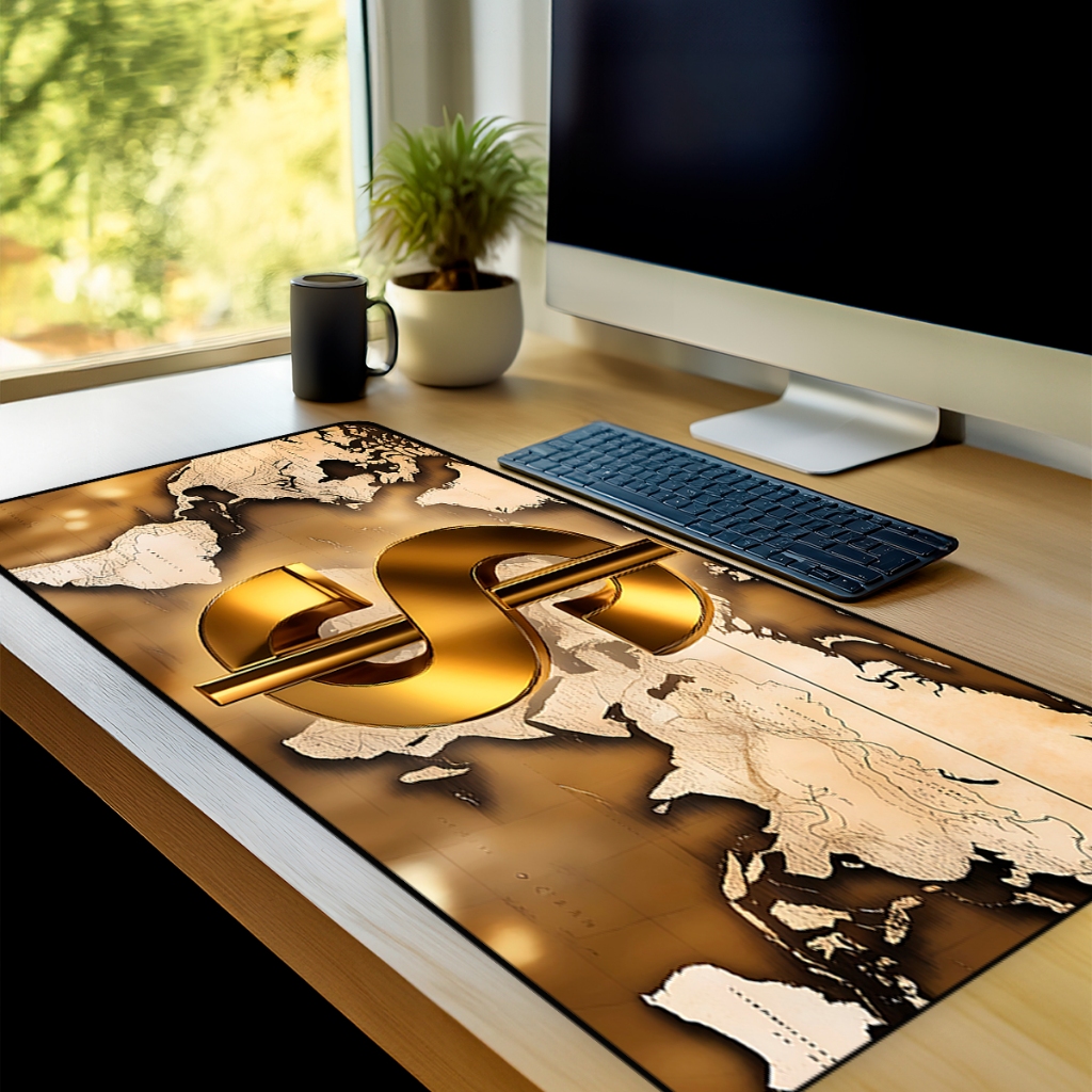 Mouse Pad Gamer Dollar Antiderrapante Grande 70x35 80x35 90x40 90x50 ...