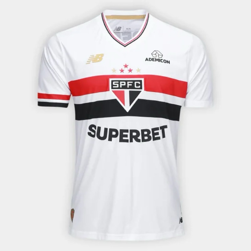 Vestuário SPFC Branco 2025/2026 Masculino | Shopee Brasil
