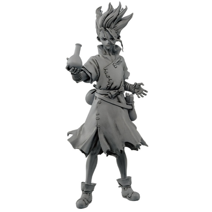 Action Figure Senku Ishigami Figure of Stone World Kingdom of Science ...