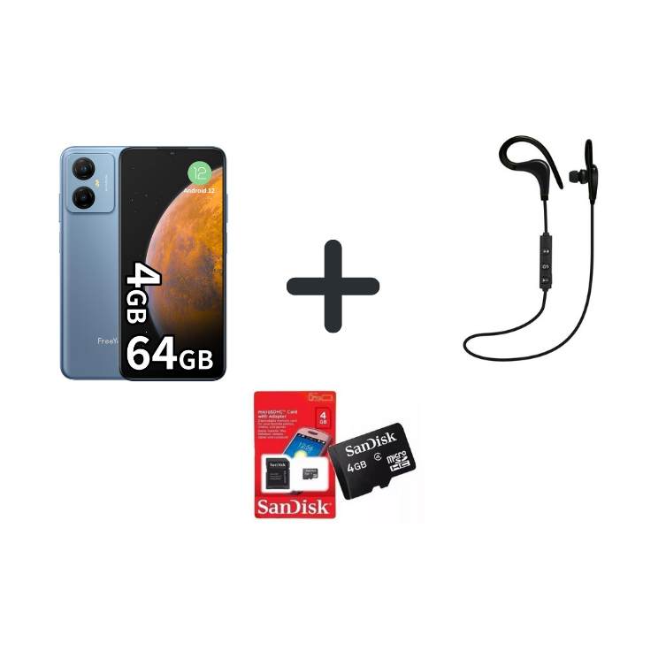 Smartphone Celular Freeyond F9 + Cartão de Memória 4GB e Fone Bluetooth ...