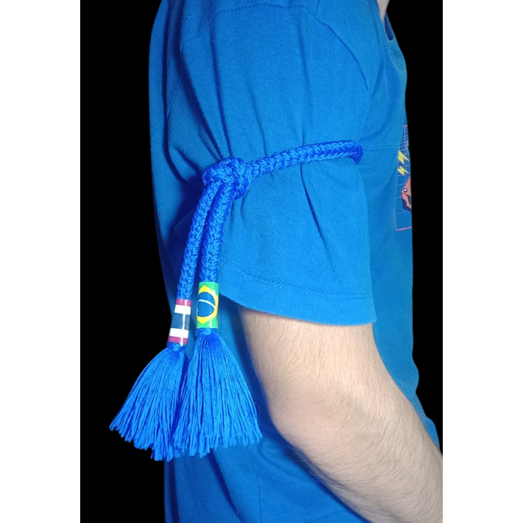 Prajied/Kruang Azul escuro Graduação Muay Thai | Shopee Brasil