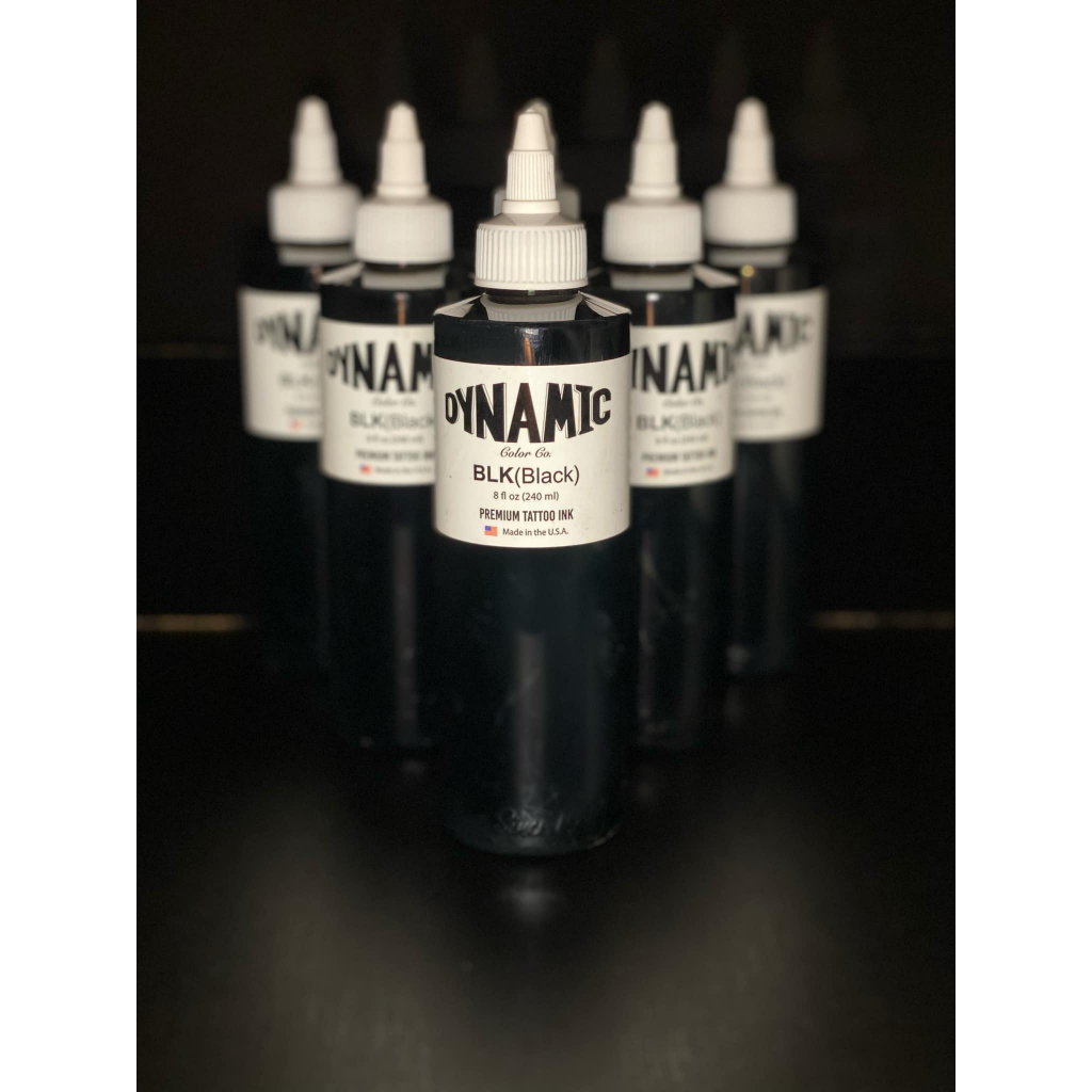 Tinta DYNAMIC BLK 240 ml para TATUAGEM\TATTOO | Shopee Brasil