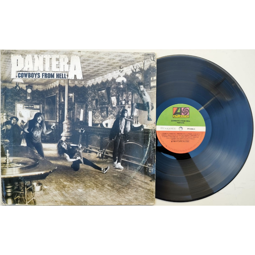 Disco de Vinil / Lp: Pantera - Cowboys From Hell (Dimebag Darrell, Philip Anselmo, Vinnie Paul ...