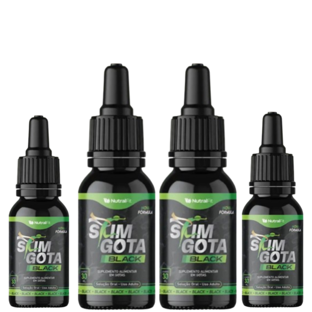 Slim Gota Black Originial 30ML - ENVIO IMEDIATO DA LOJA OFICIAL - 4 Frasco | Shopee Brasil