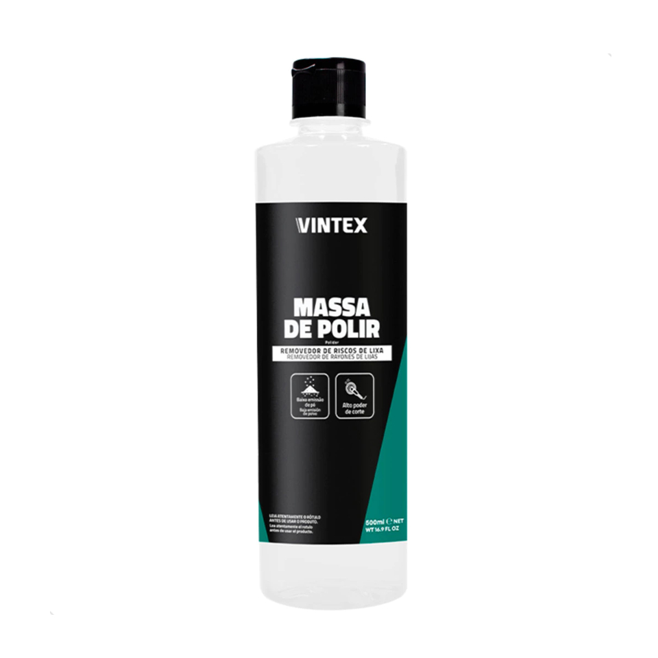 Massa De Polir Vintex 500ml Removedor De Riscos De Lixa | Shopee Brasil