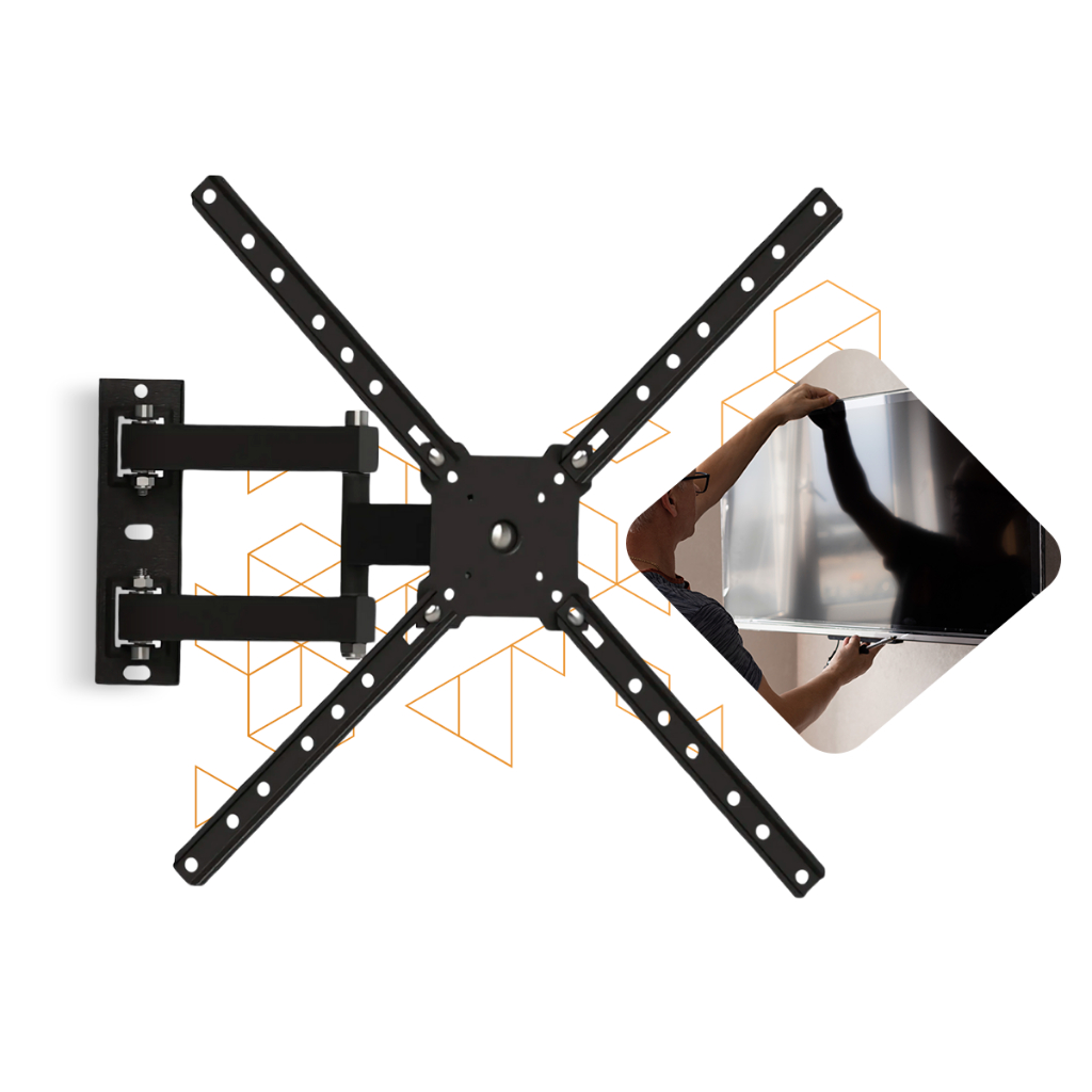 Suporte TV e Monitor Tri Articulado LCD LED PLASMA 10 A 60 Polegadas ...