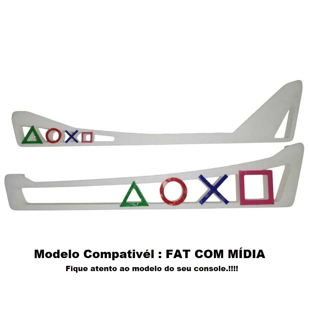Suporte Apoio Horizontal PlayStation 5 PS5 FAT (com mídia) impressão 3d ...