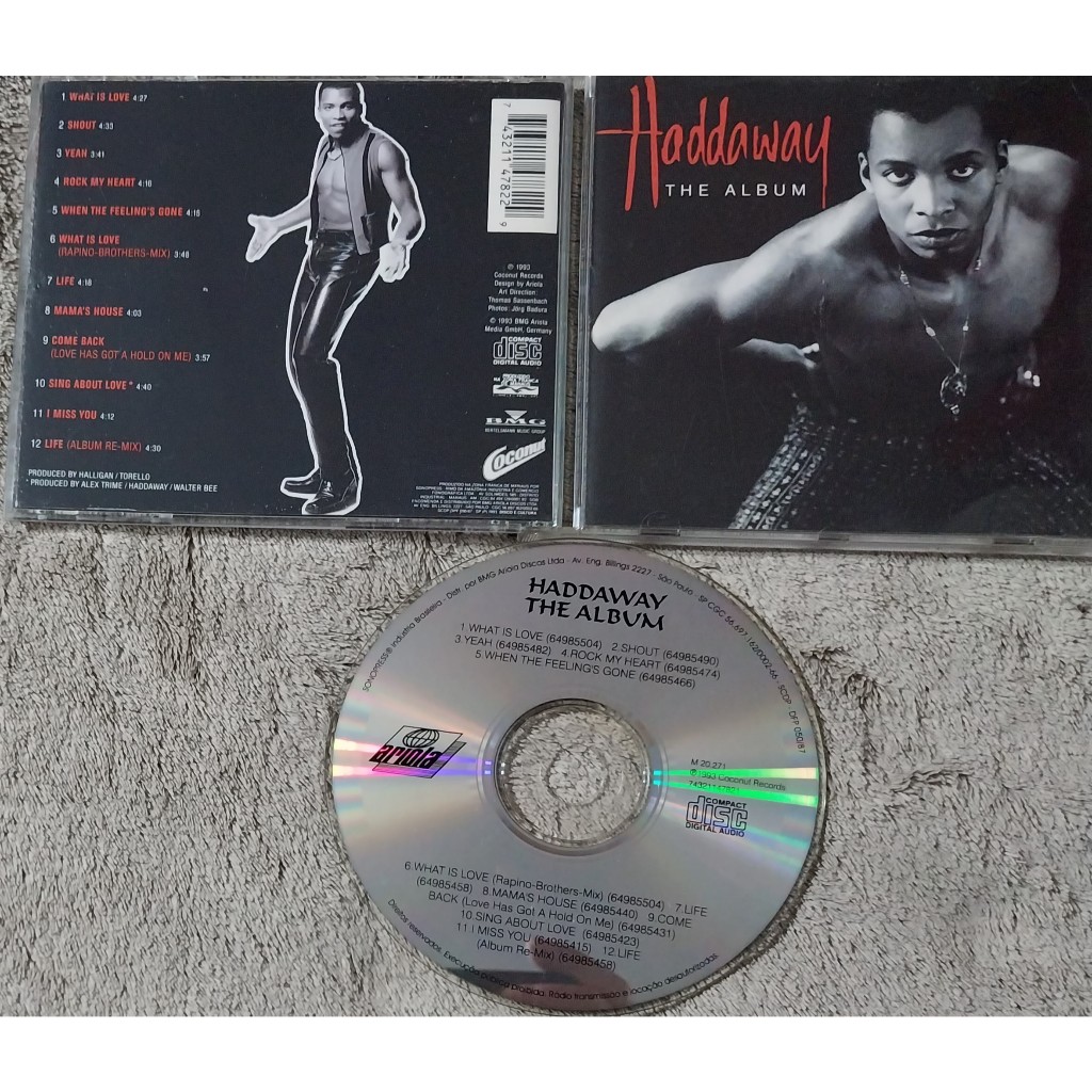 cd original haddaway – the album | Shopee Brasil
