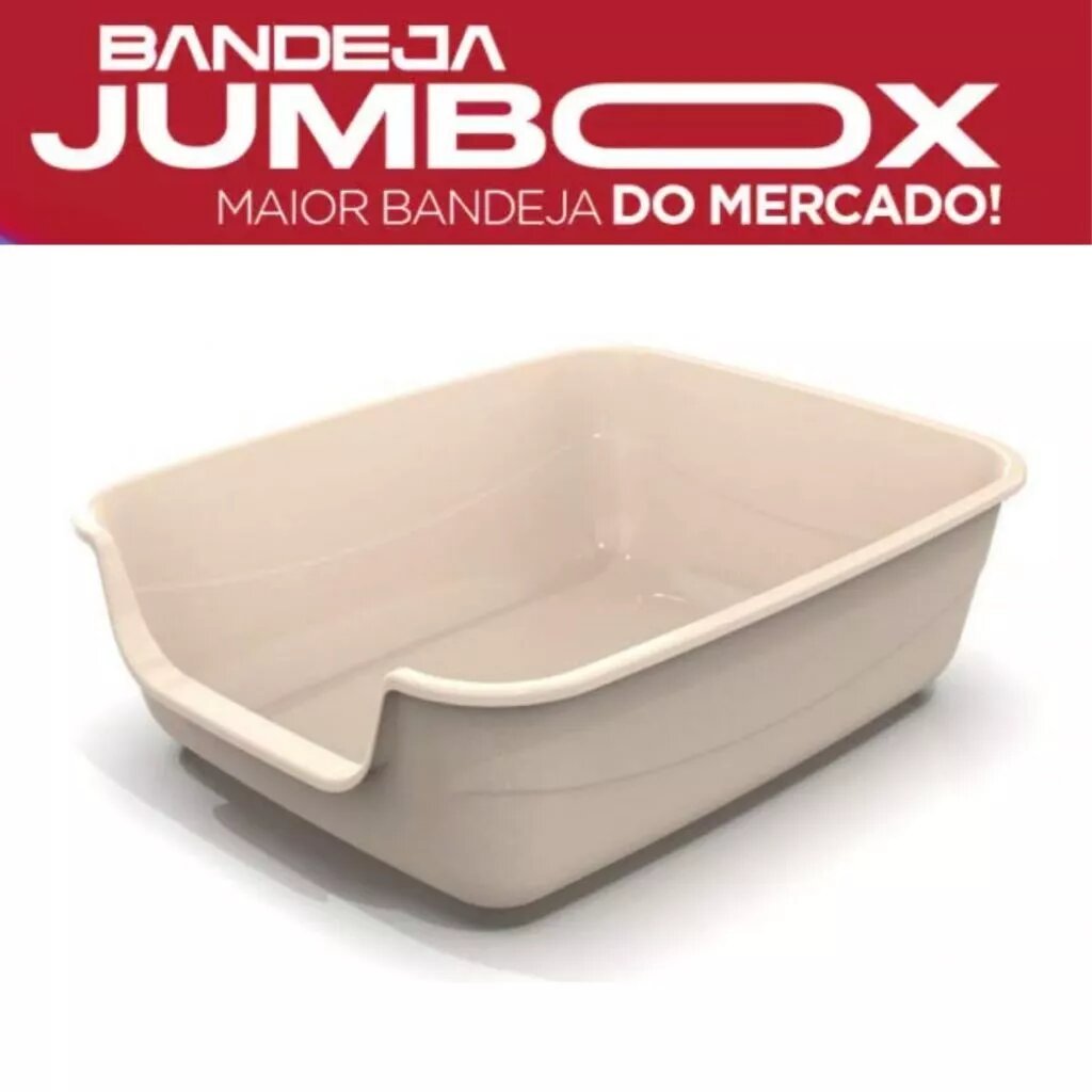 Bandeja Gatos Pet Injet Jumbox Banheiro Gigante Cores | Shopee Brasil