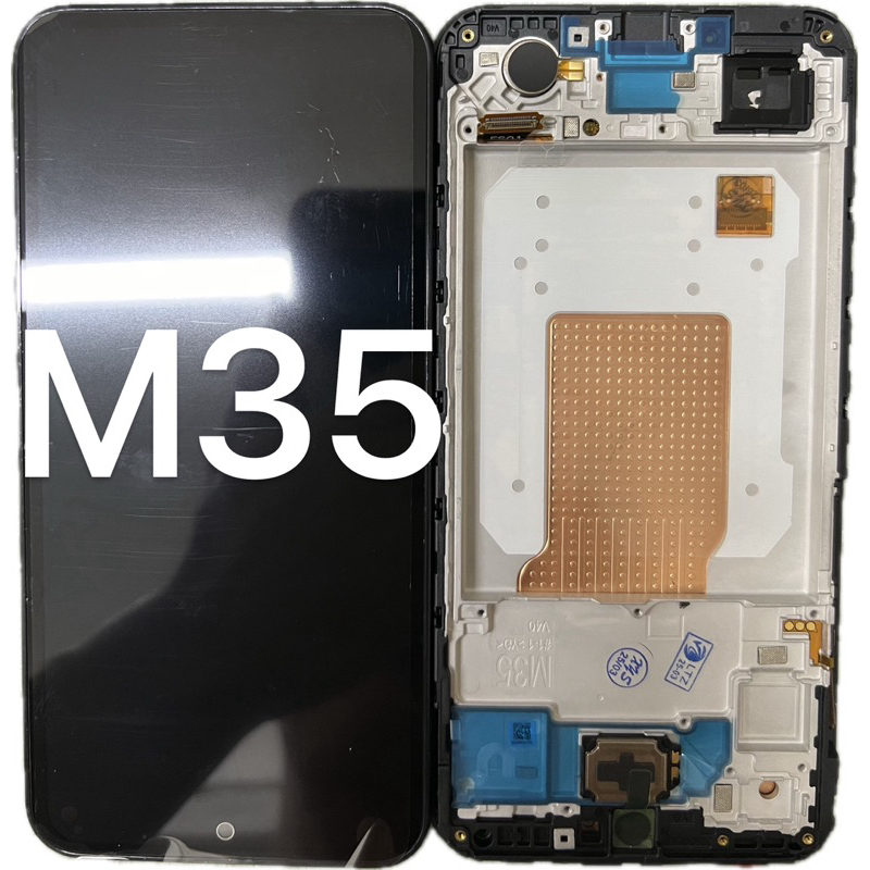 Display Tela Touch Compatível P/ M35 5G SM M356b C/aro Amoled Pronto ...