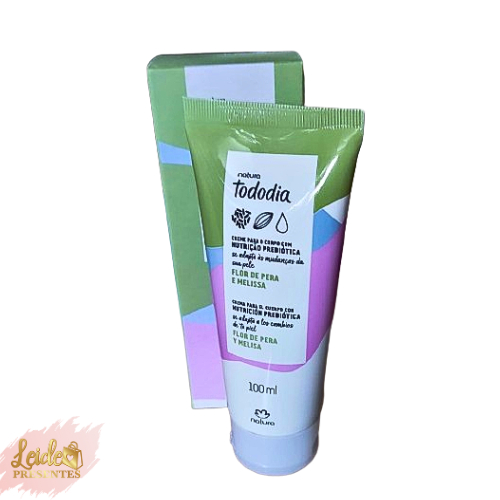 Creme para o corpo - TODODIA - FLOR DE PERA E MELISSA 100 ml | Shopee Brasil