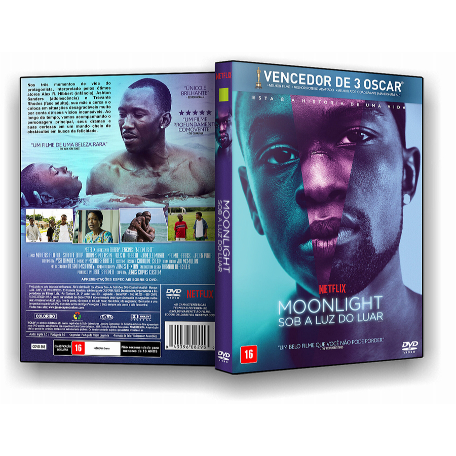 DVD - Moonlight Sob a Luz do Luar (2017) | Shopee Brasil