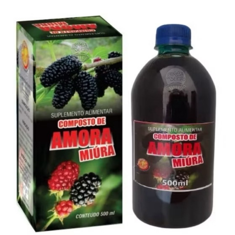 Amora Miura 500ml - Regula os níveis de hormônios/Níveis de açúcar no ...
