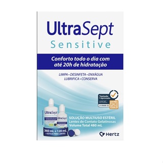 Kit Solução Ultrasept para Lentes de Contato | Shopee Brasil