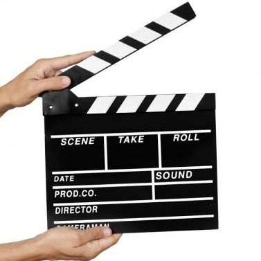 Claquete Cinema Profissional Em Madeira Com Movimento Claq Universal ...