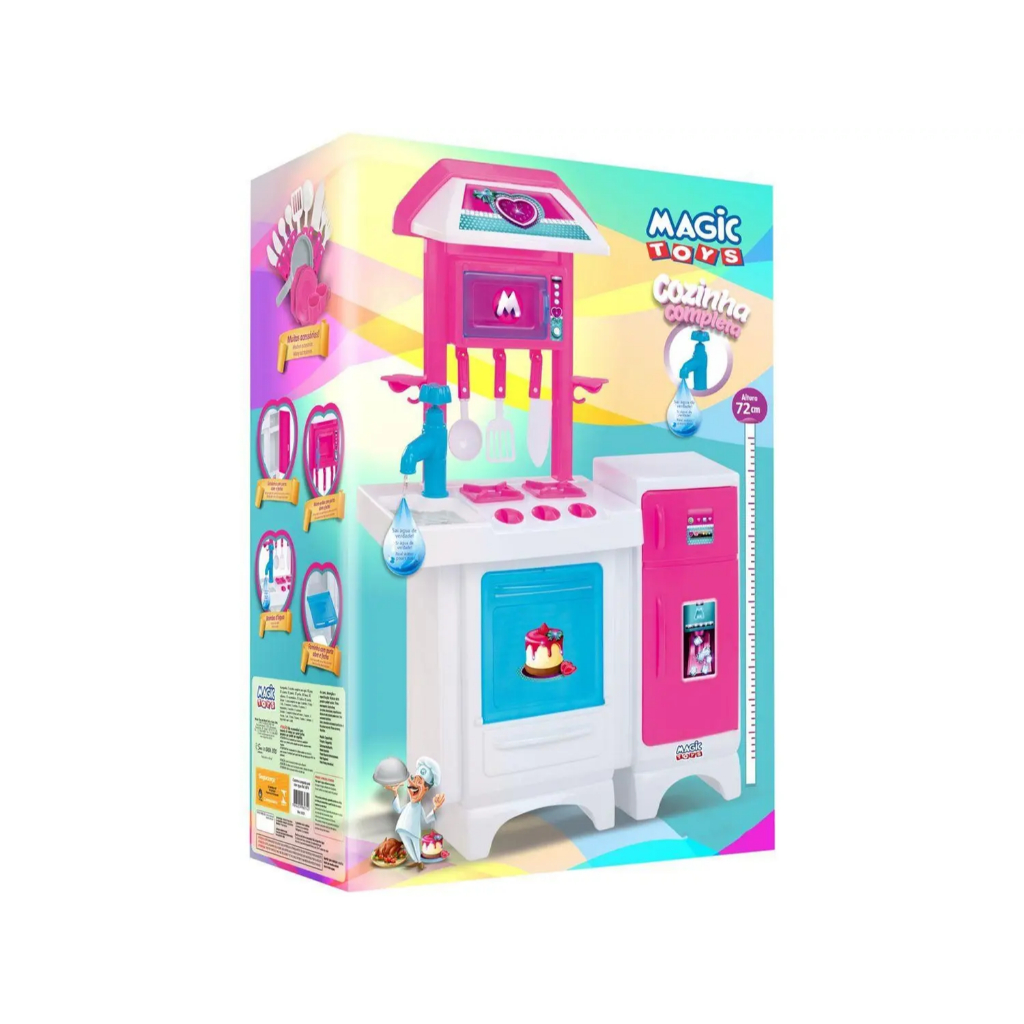 Cozinha Infantil Completa Magic Toys | Shopee Brasil