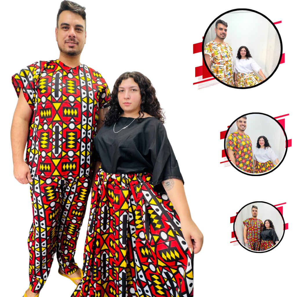 Conjunto Roupa Completa Umbanda Candomble Masculino e Feminino ...