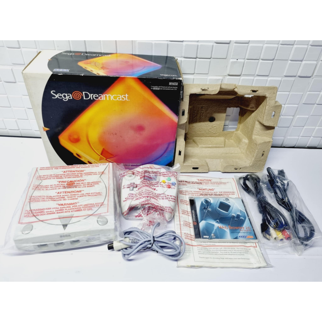 238- Console Dreamcast AMERICANO VA1 em excelente estado | Shopee Brasil