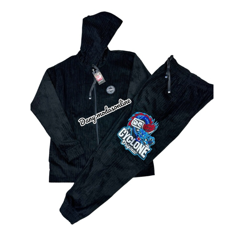 conjunto cyclone veludo | Shopee Brasil