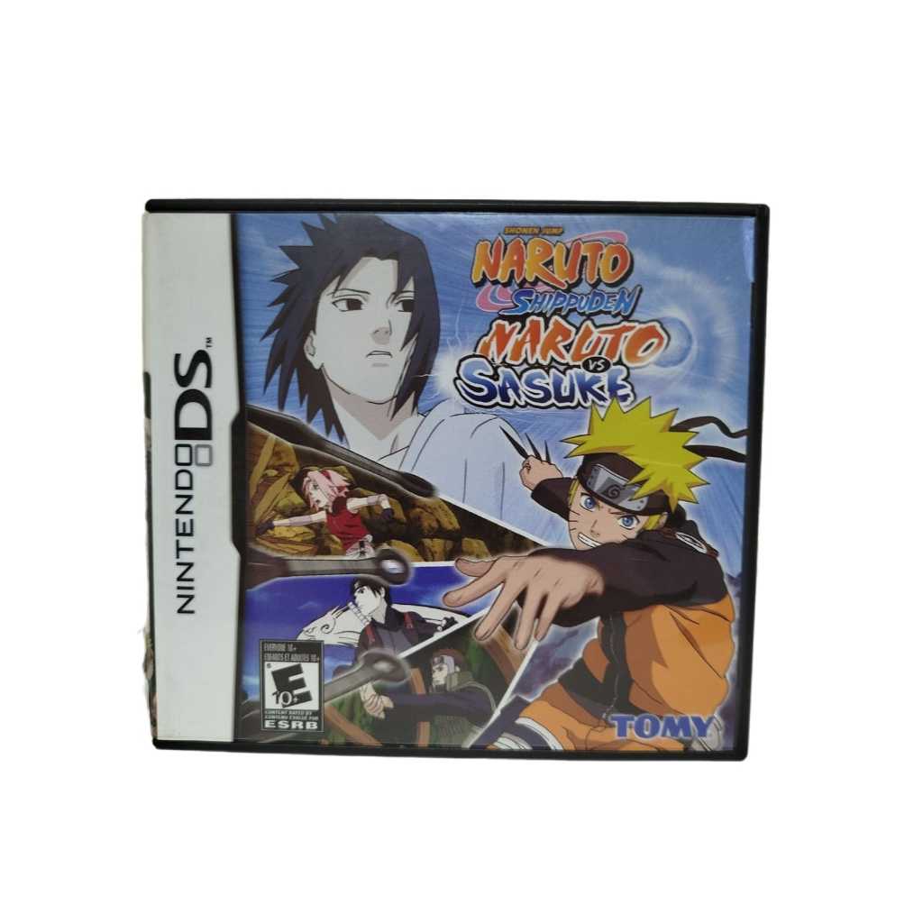 NARUTO SHIPPUDEN NARUTO VS SASUKE - JOGO USADO NINTENDO DS | Shopee Brasil