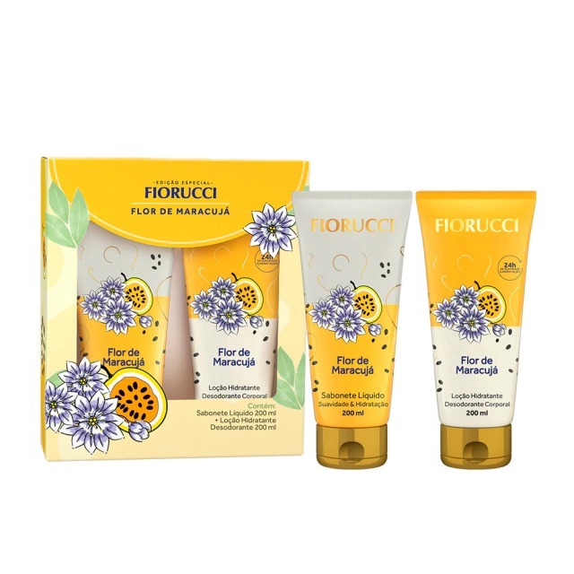 Kit Spa Fiorucci Sabonete Líquido de 200ml + Loção Hidratante ...
