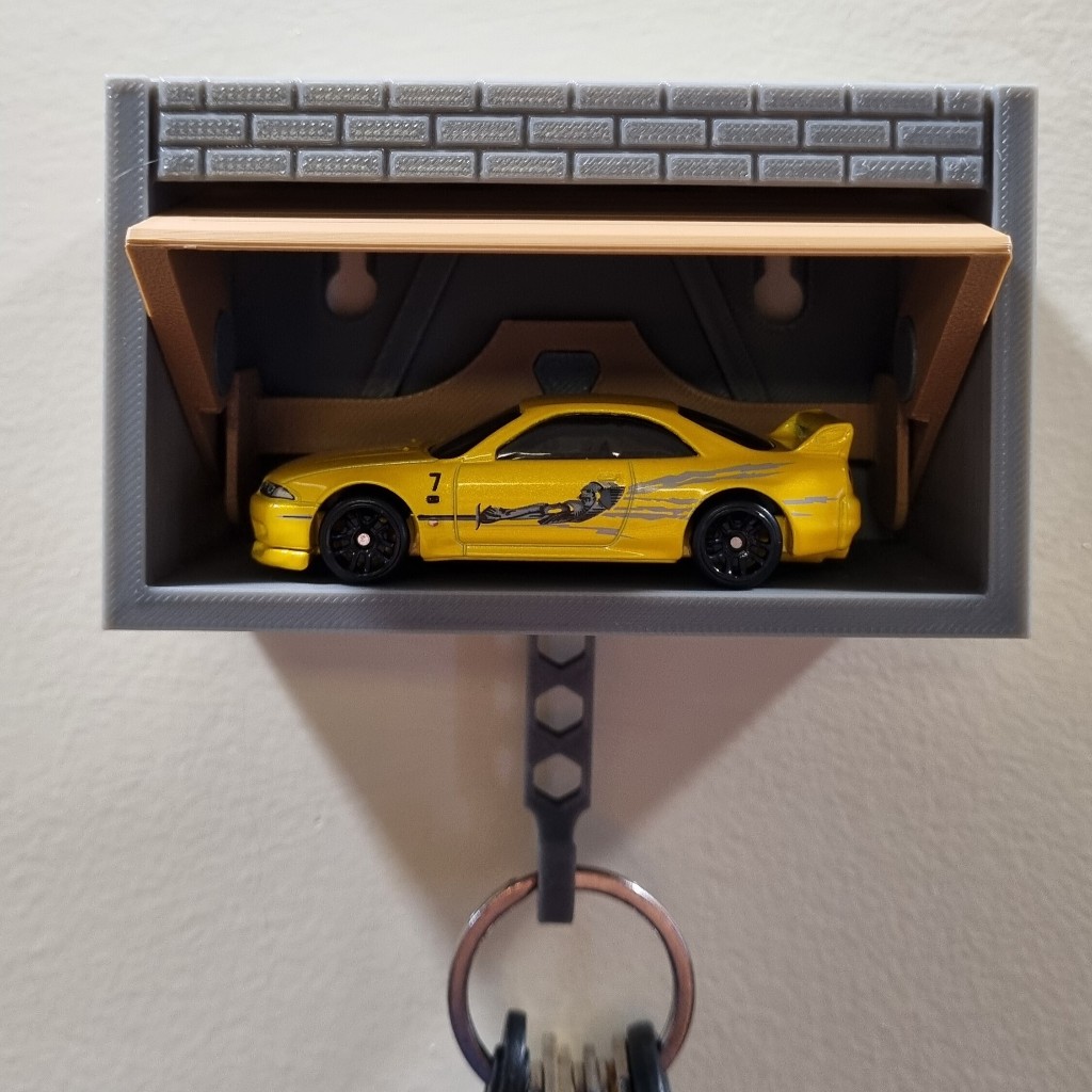 Porta-Chaves Mini Garagem – Perfeito para Colecionadores de HotWheels ...