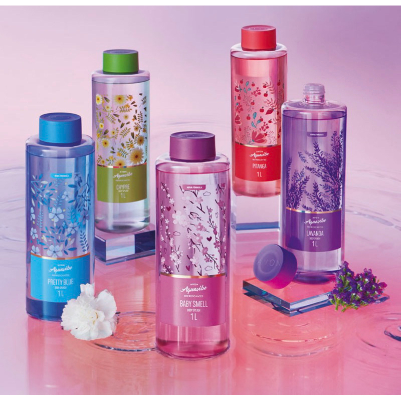 Body Splash Refrescante Aquavibe Avon 1L | Shopee Brasil