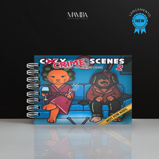 Livro de Colorir Crime Scenes 2 40 Folhas 180G + BRINDE: FOLHA ...