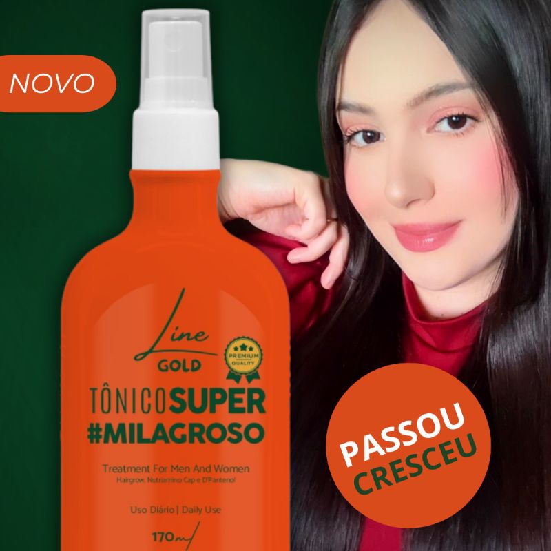 Tônico Capilar Poderoso Rapunzel Line Gold 170ml | Shopee Brasil