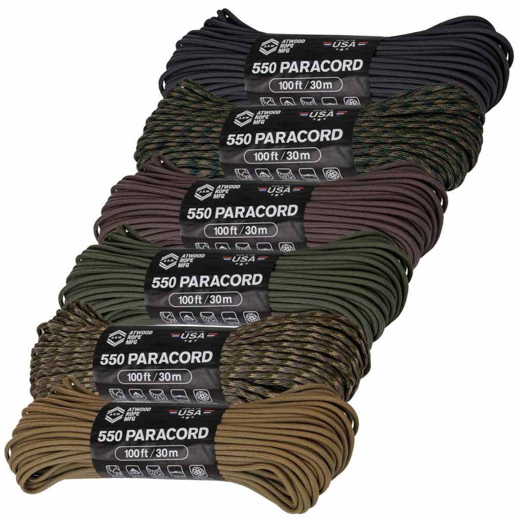 Corda Paracord 550 - Original - Importada dos EUA - 4mm e 7 filamentos ...