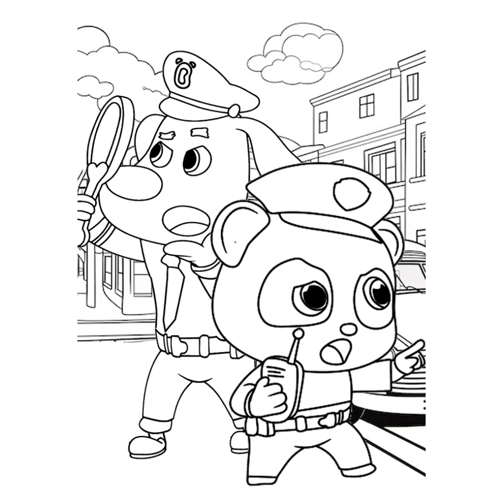 50 Desenhos do Detetive Labrador para Colorir Pintar Lindos Desenhos ...