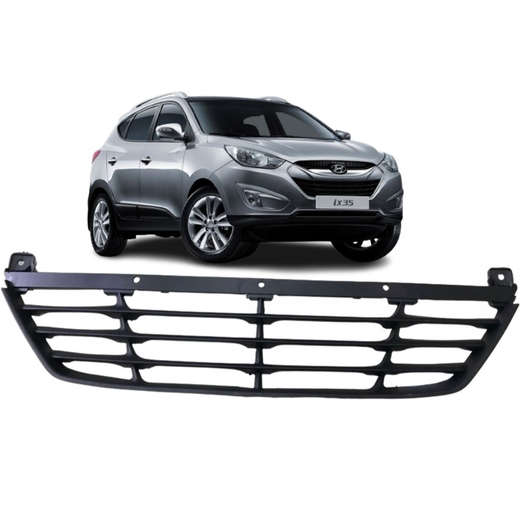 Grade Parachoque Central Ix35 10 11 12 13 14 15 | Shopee Brasil