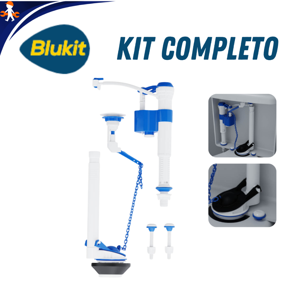 Kit Completo reparo para Caixa Acoplada Universal com Mecanismo ...
